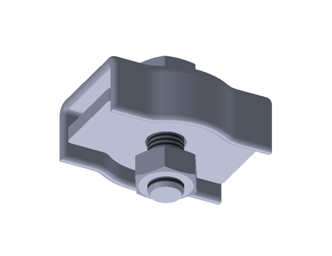 Serre-cable plat à 1 boulon | Seifa